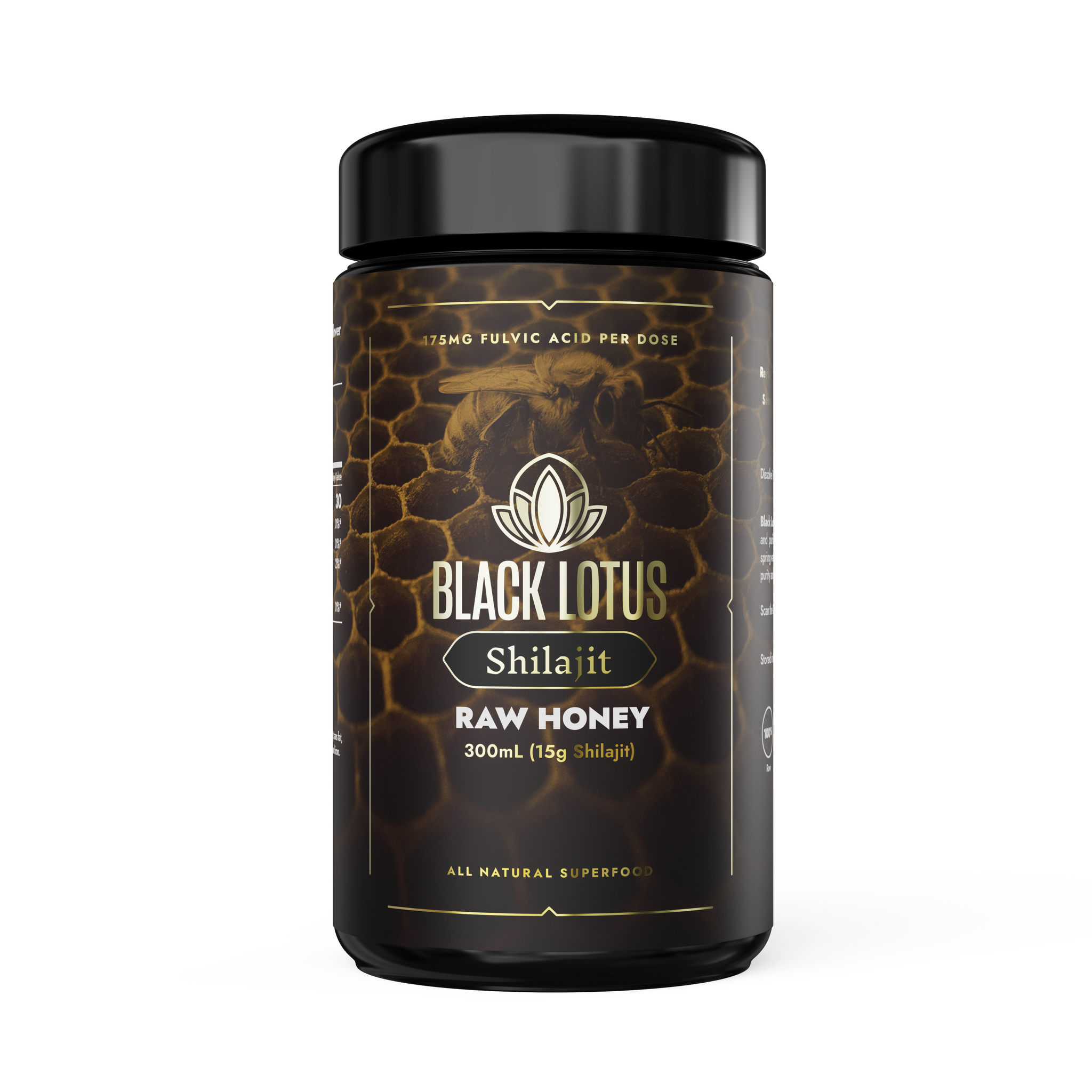 Pure Shilajit Tincture - Gold Standard - 175mg Fulvic Acid