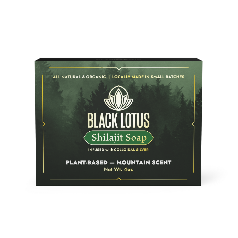 Pure Shilajit Soap - Infused with Colloidal Silver - Plant Based