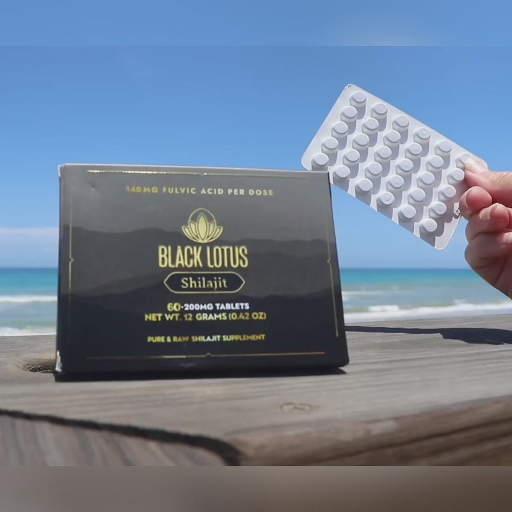 Pure Shilajit Tablets - Gold Standard - 160mg Fulvic Acid - 20mg Humic Acid